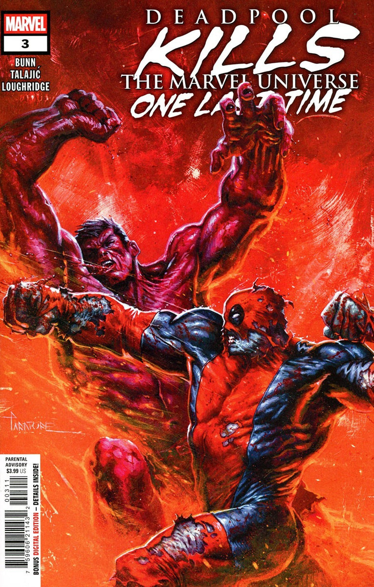 DEADPOOL KILLS THE MARVEL UNIVERSE ONE LAST TIME #3 DAVID PARATORE NM ...