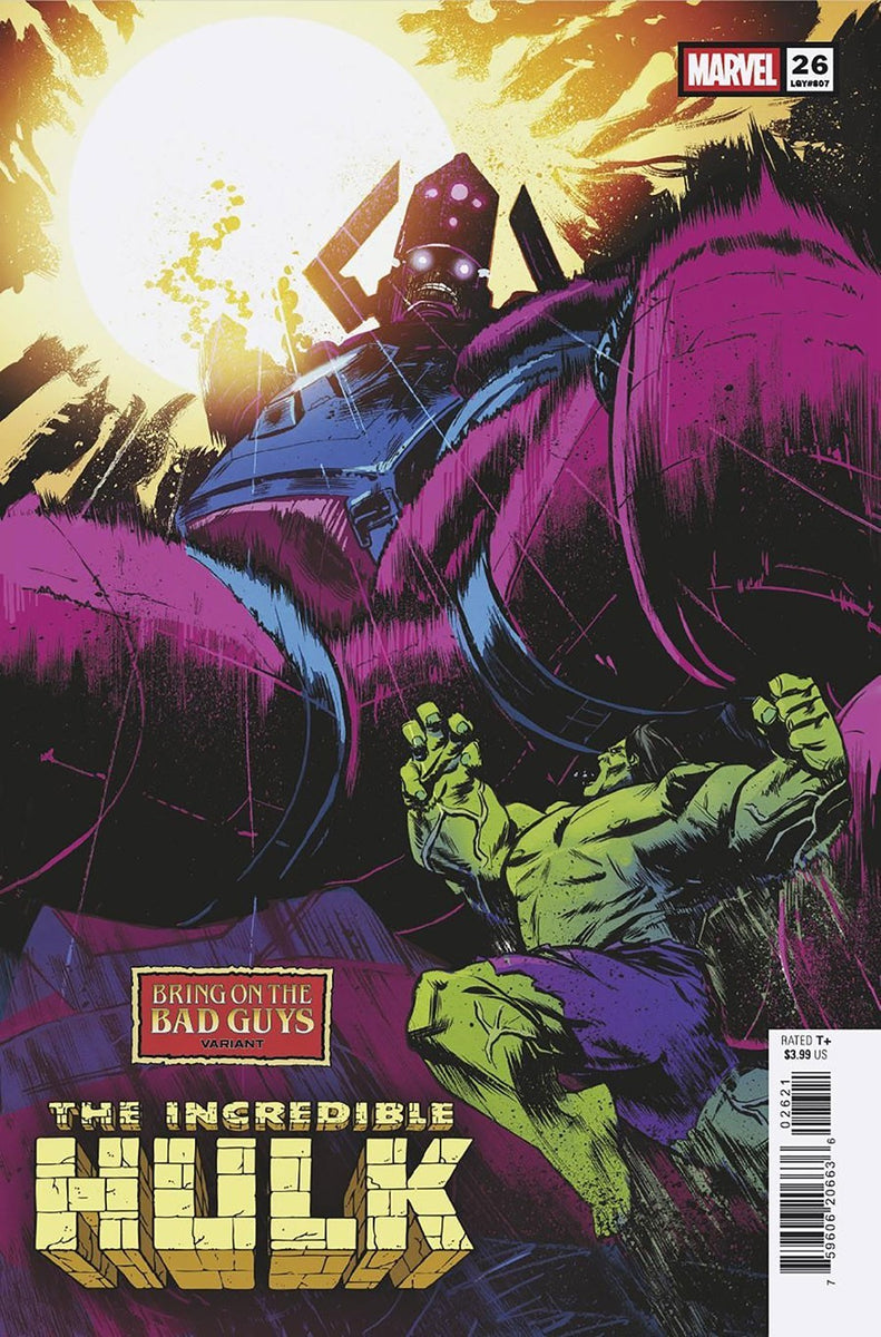THE INCREDIBLE HULK #26 BAD GUYS VARIANT NM GALACTUS AVENGERS WINTER S ...