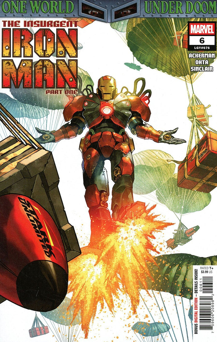 IRON MAN #6 NM YASMINE PUTRI EMPEROR DR DOOM AVENGERS TONY STARK MARVE ...